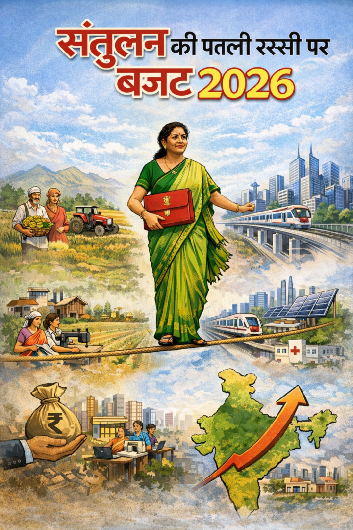 संतुलन की पतली रस्सी पर बजट 2026 - प्रवक्‍ता.कॉम - Pravakta.Com